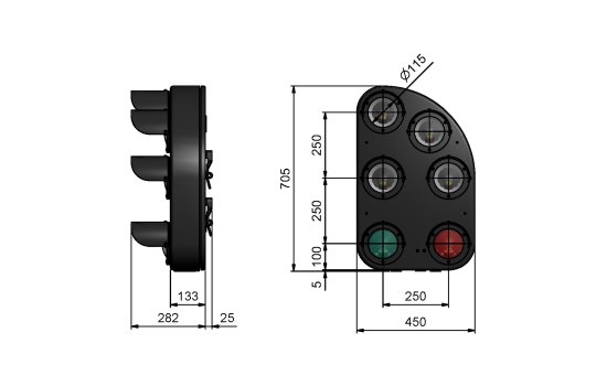 Perronudkørselssignal